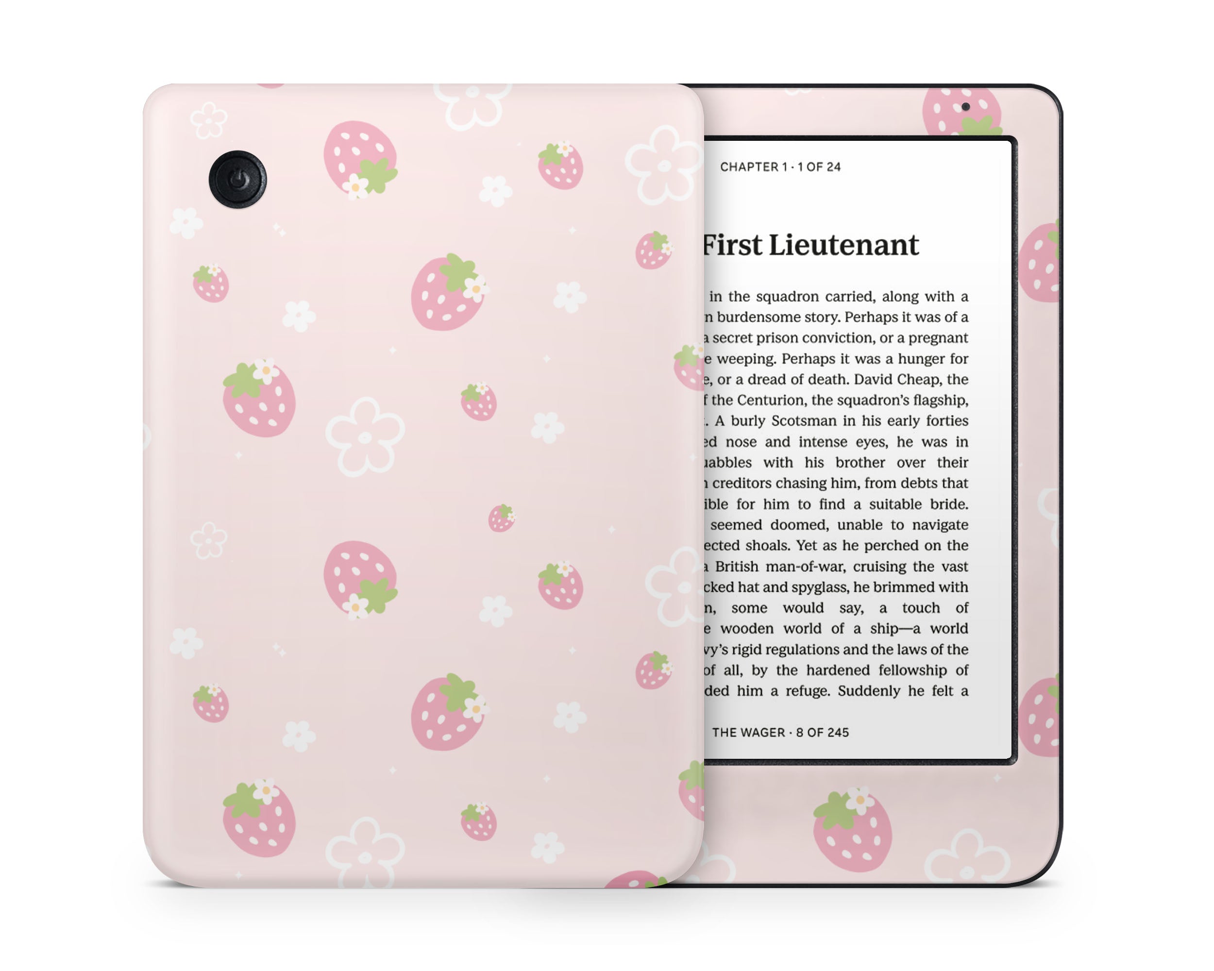 Sweet Strawberry Pink Kobo Skin – Lux Skins Official