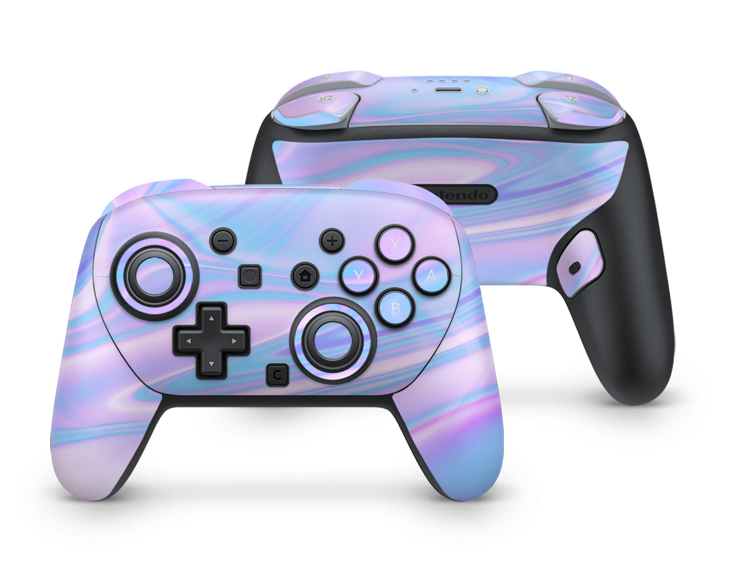 Purple Holographic Opal Iridescent Nintendo Switch 2 Pro Controller ...