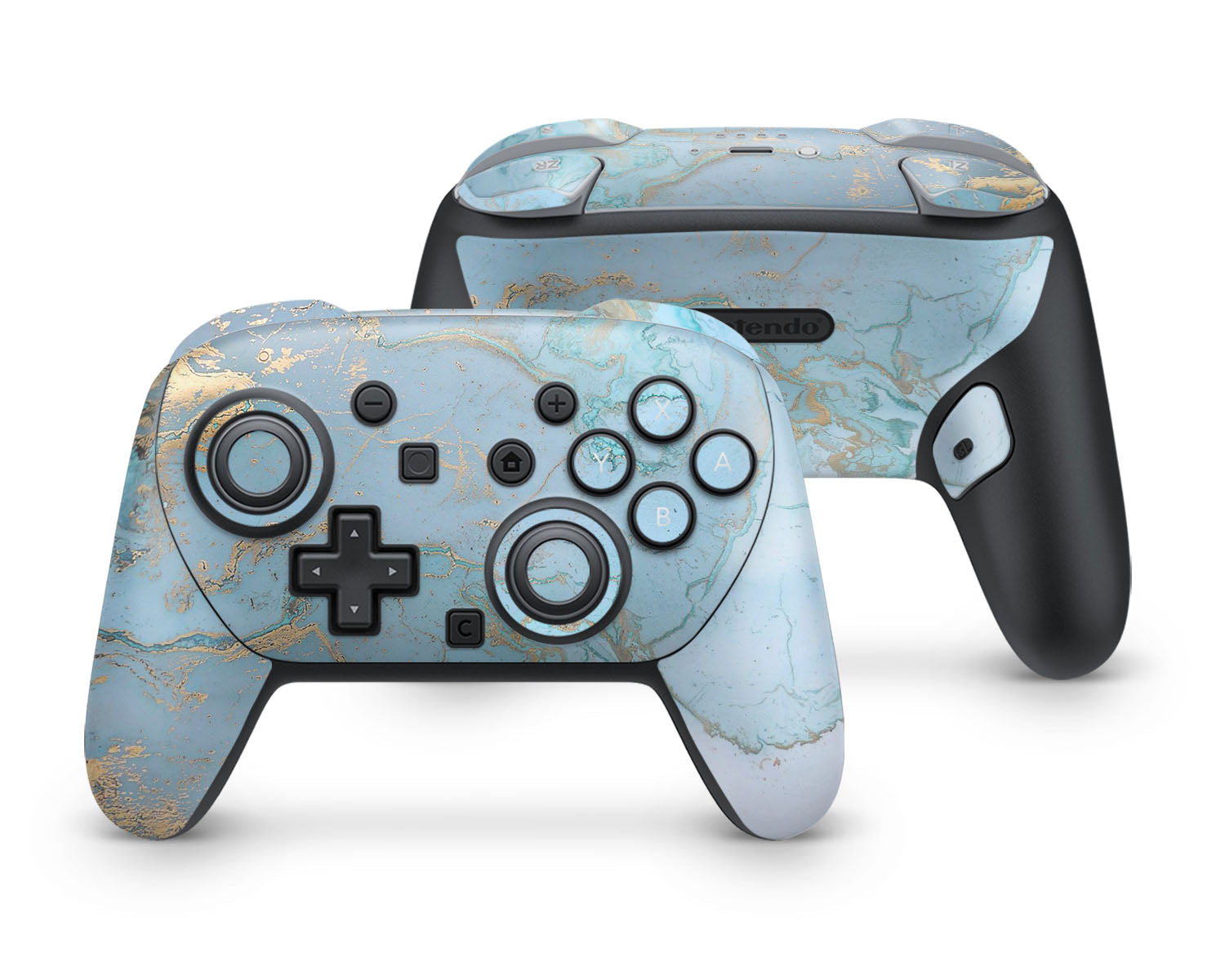 Blue Marble Nintendo Switch 2 Pro Controller Skin – Lux Skins Official