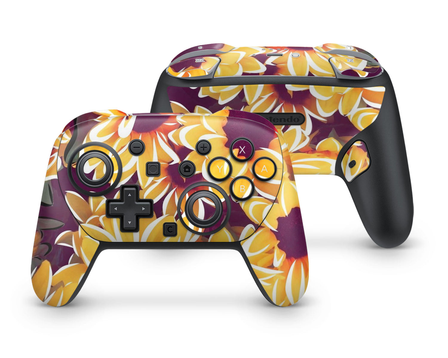 Sunflower Daisy Nintendo Switch 2 Pro Controller Skin – Lux Skins Official