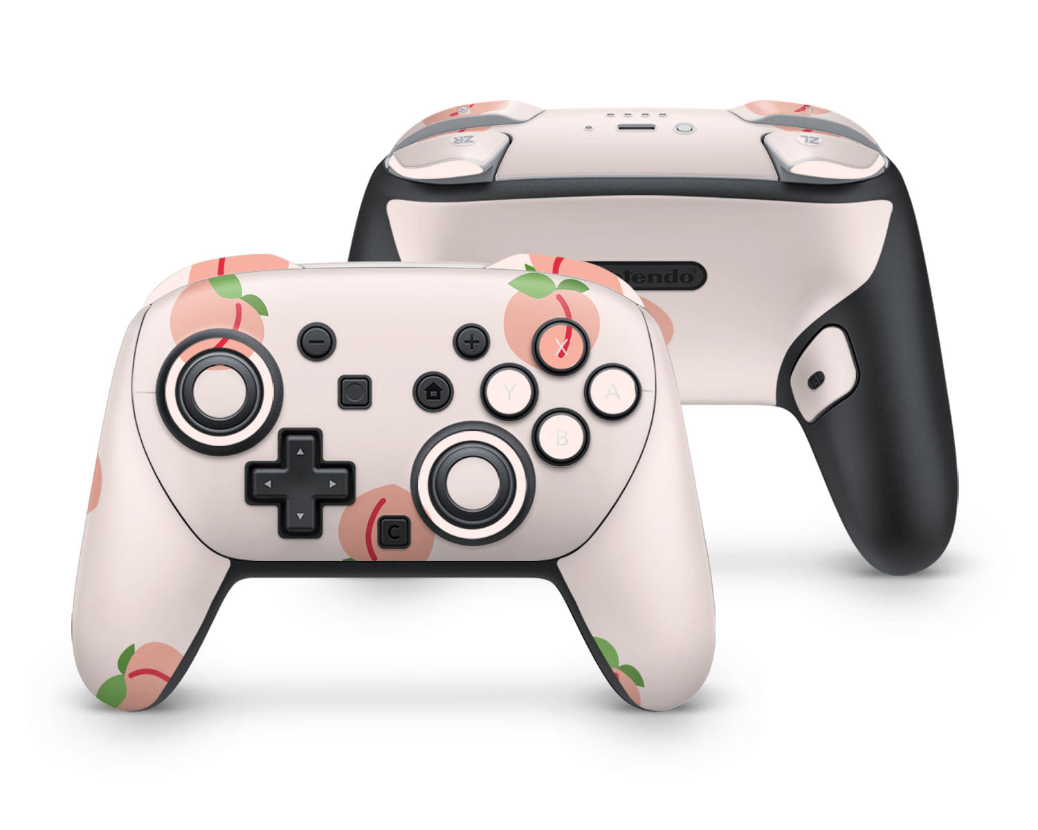 Sweet Peach Nintendo Switch 2 Pro Controller Skin – Lux Skins Official