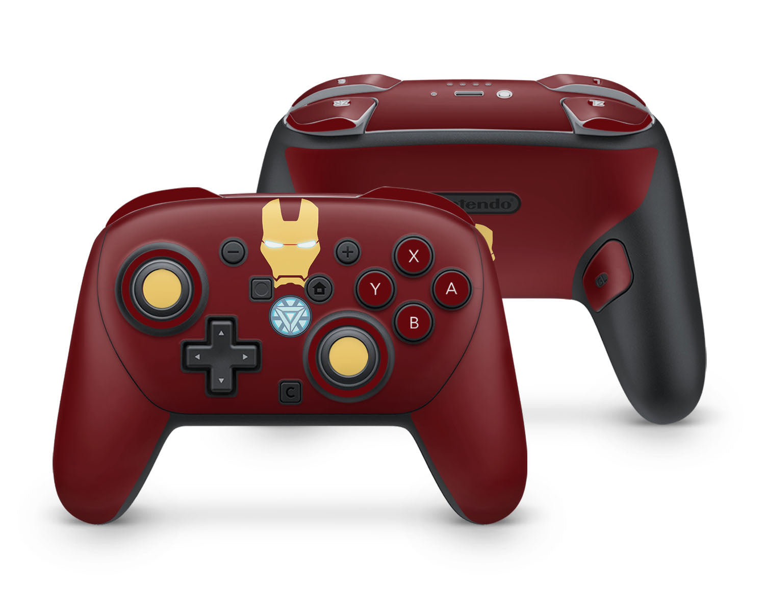 Iron Man Minimalist Nintendo Switch 2 Pro Controller Skin – Lux Skins ...