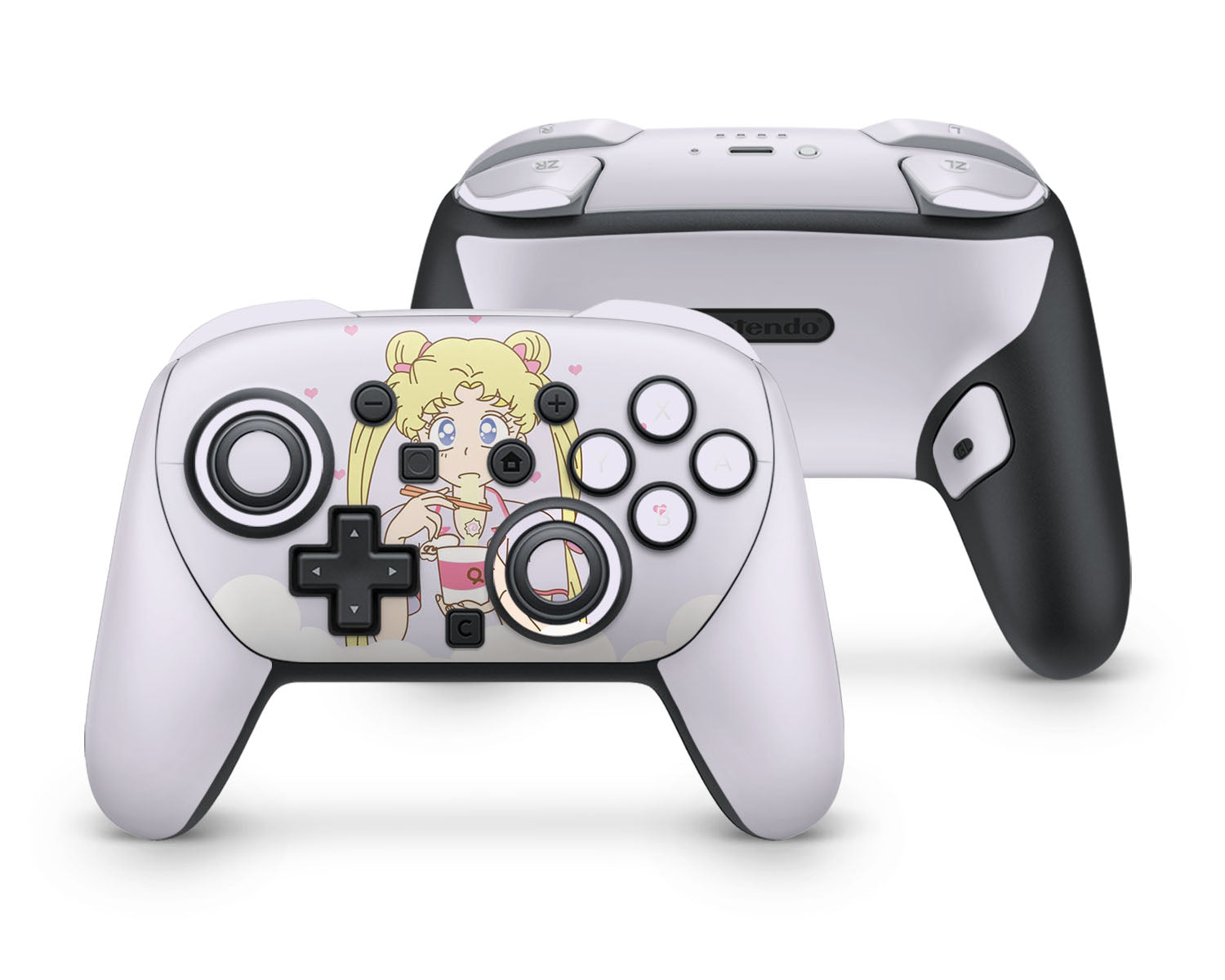 Sailor Moon Ramen Pastel Purple Nintendo Switch 2 Pro Controller Skin ...