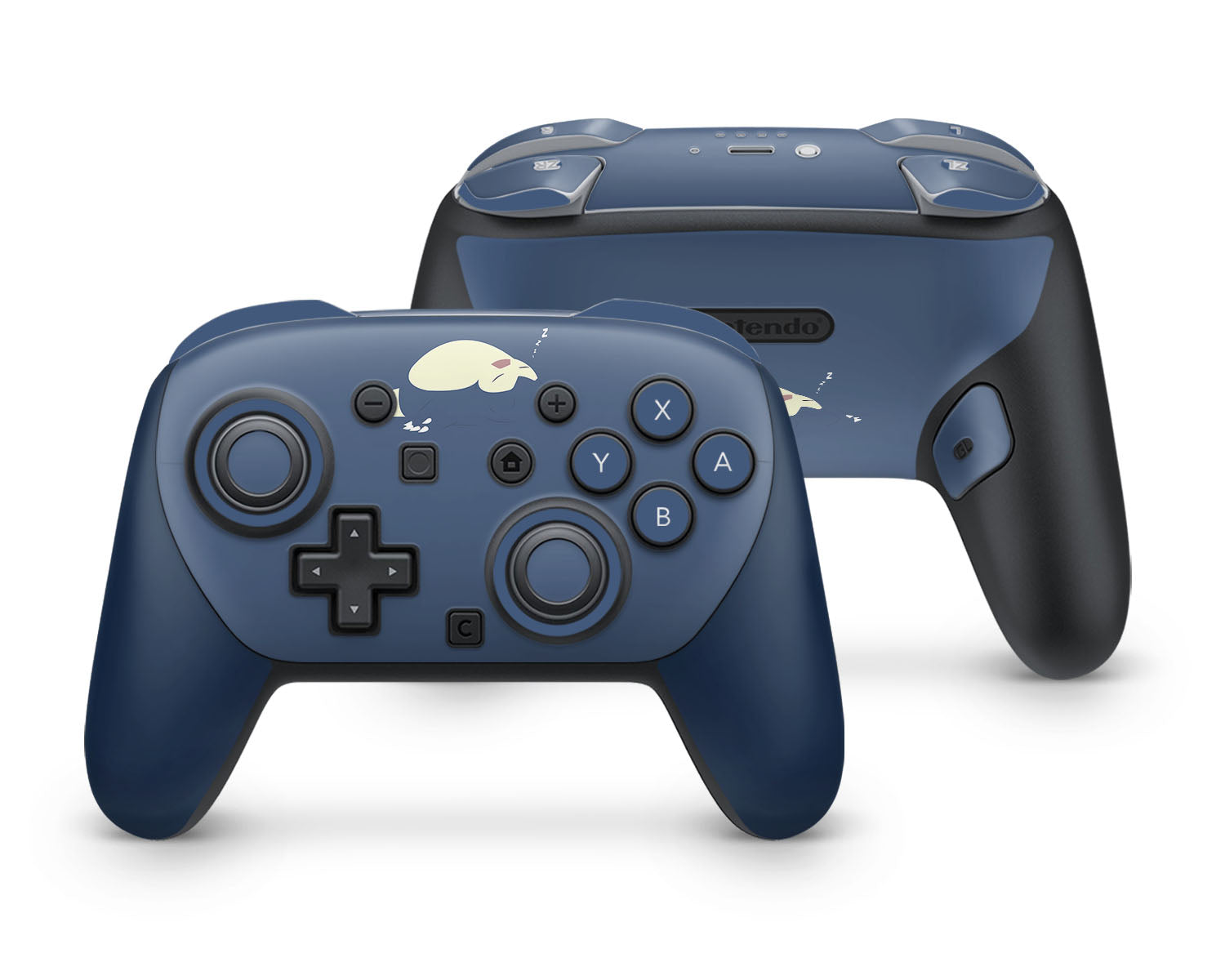Pokemon Snorlax Navy Blue Nintendo Switch 2 Pro Controller Skin – Lux ...
