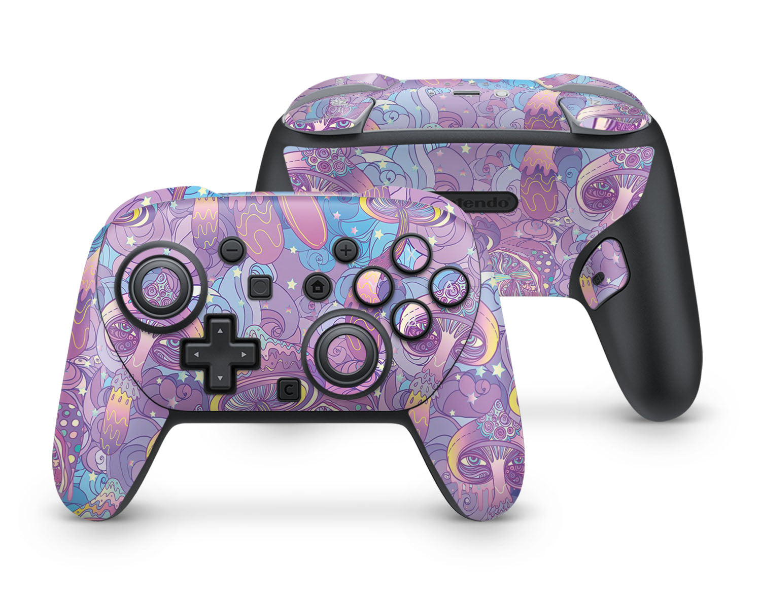 Psychedelic Mushroom Nintendo Switch 2 Pro Controller Skin – Lux Skins ...