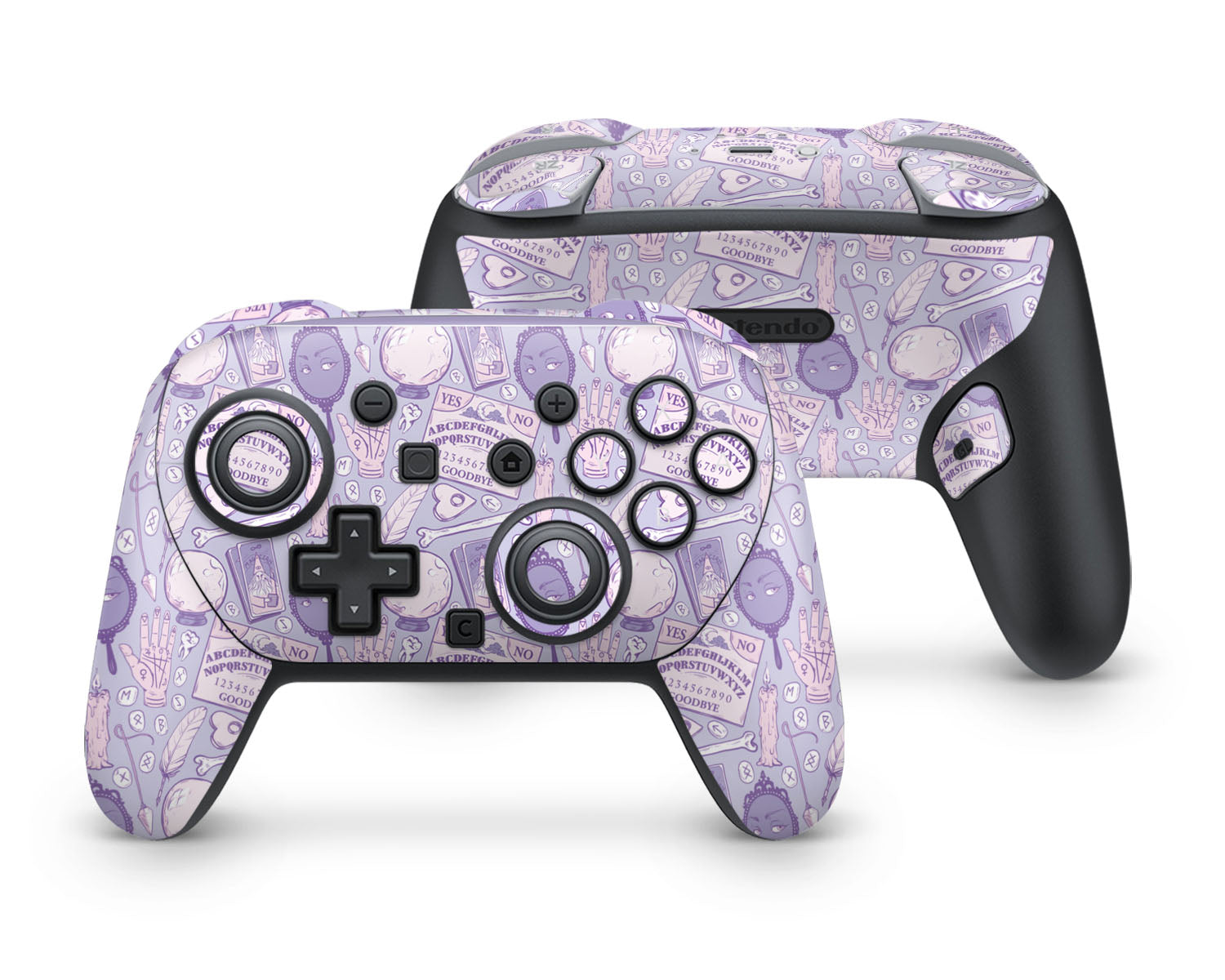 Purple Pastel Goth Aesthetic Nintendo Switch 2 Pro Controller Skin ...