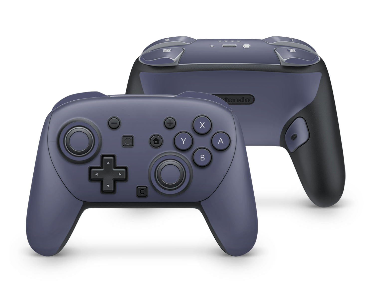 Signature Navy Nintendo Switch 2 Pro Controller Skin – Lux Skins Official
