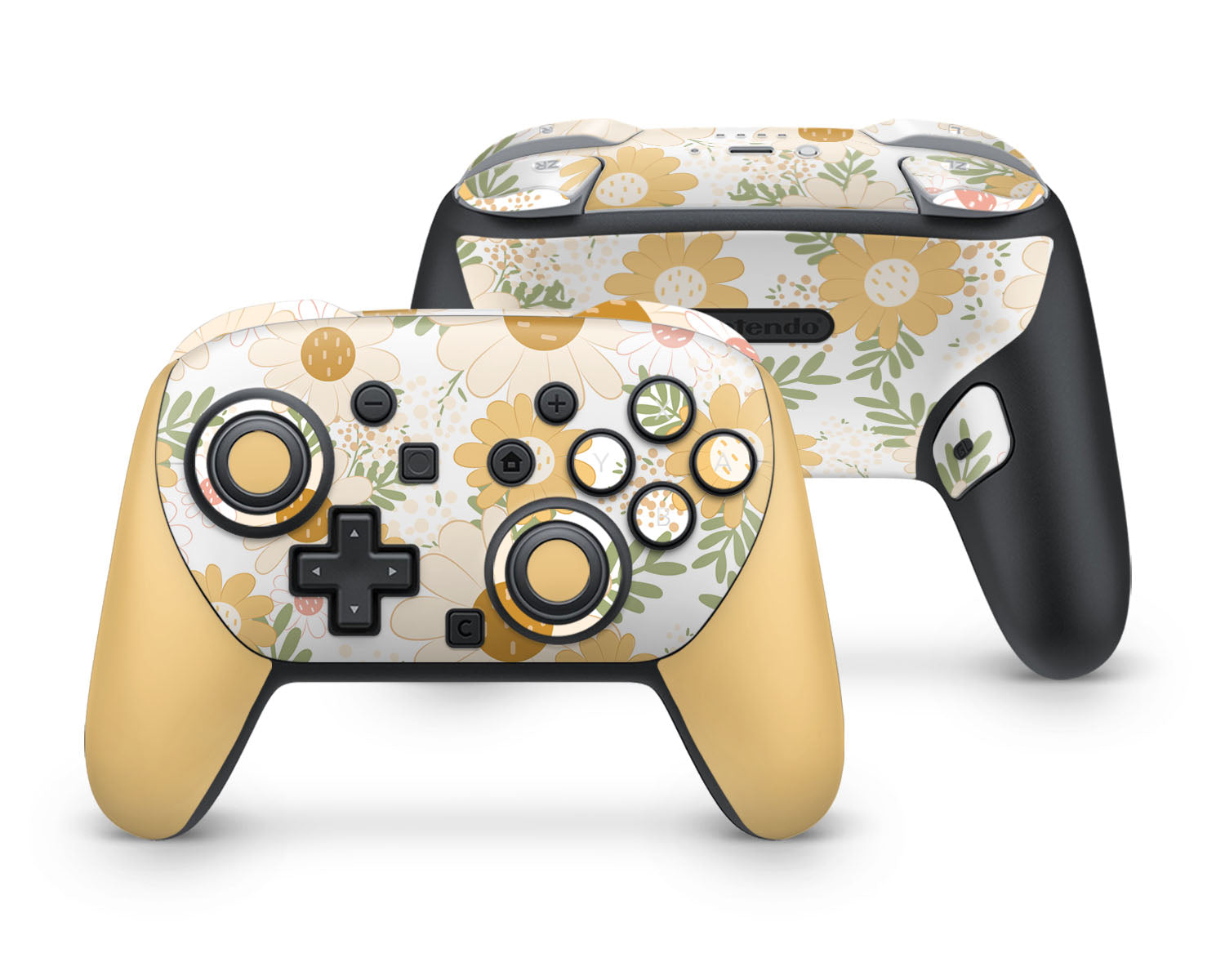 Sunshine Daisy Spring Floral Nintendo Switch 2 Pro Controller Skin ...
