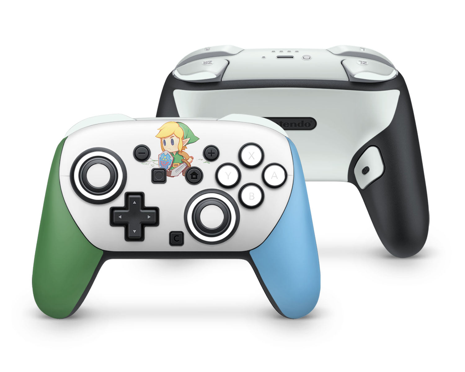 Legend of Zelda Chibi Nintendo Switch 2 Pro Controller Skin – Lux Skins ...