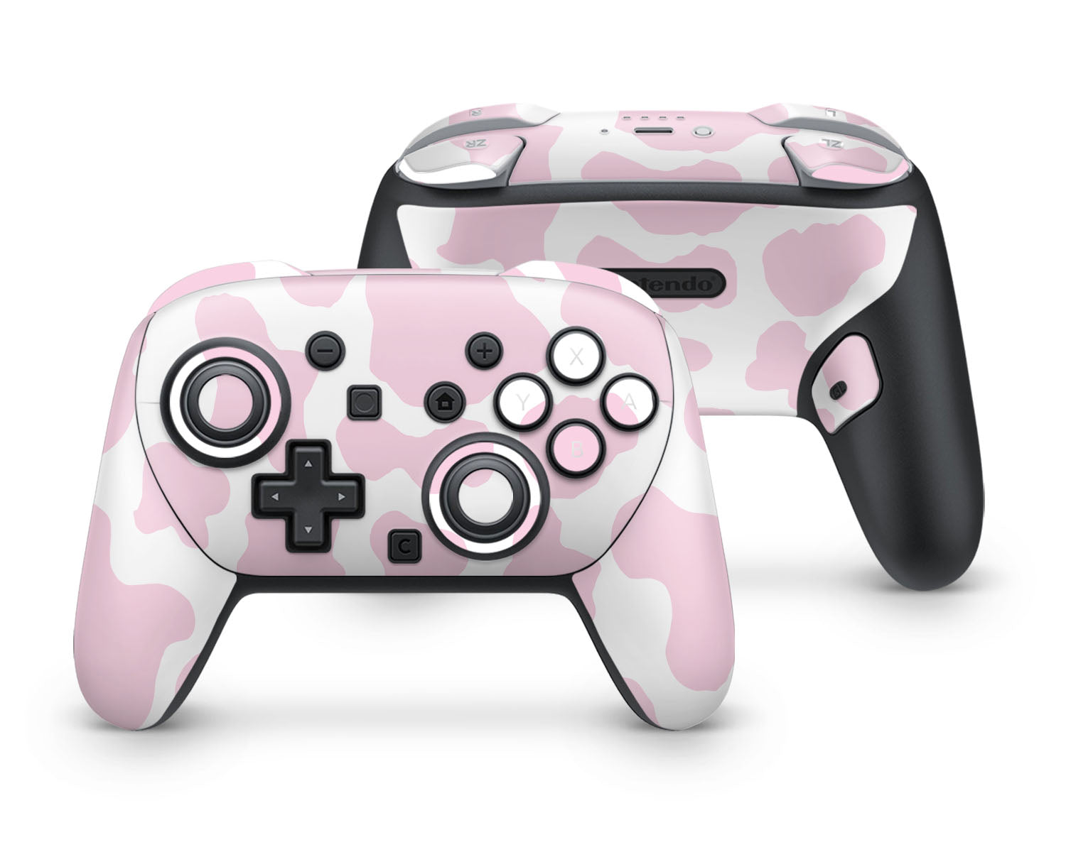 Strawberry Milk Cow Print Nintendo Switch 2 Pro Controller Skin – Lux ...