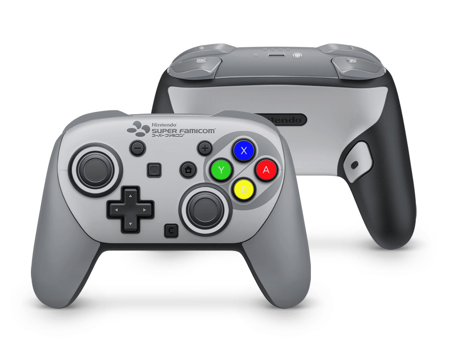 Retro Super Famicon Nintendo Switch 2 Pro Controller Skin – Lux Skins ...