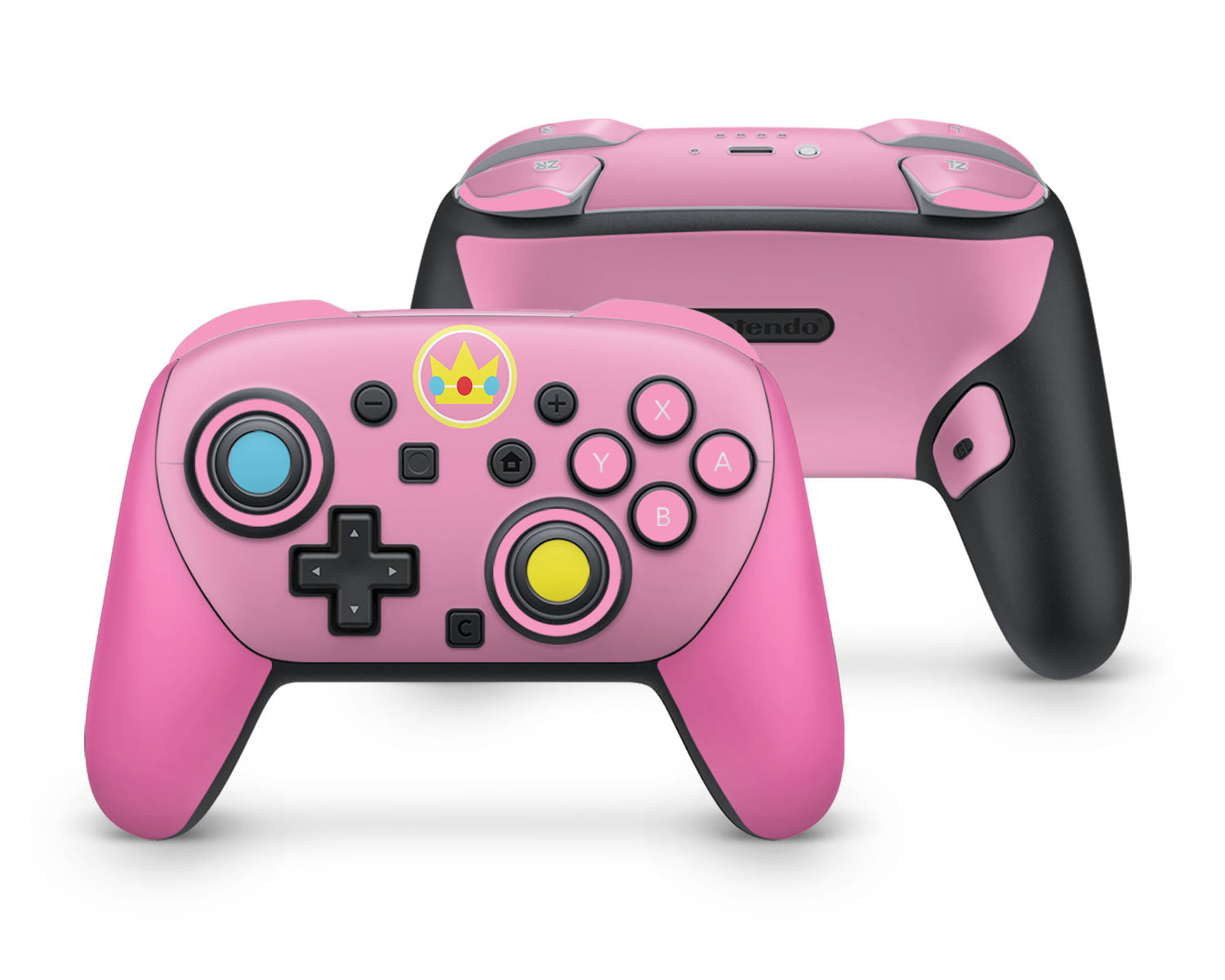 Princess Peach Minimalist Nintendo Switch 2 Pro Controller Skin – Lux ...
