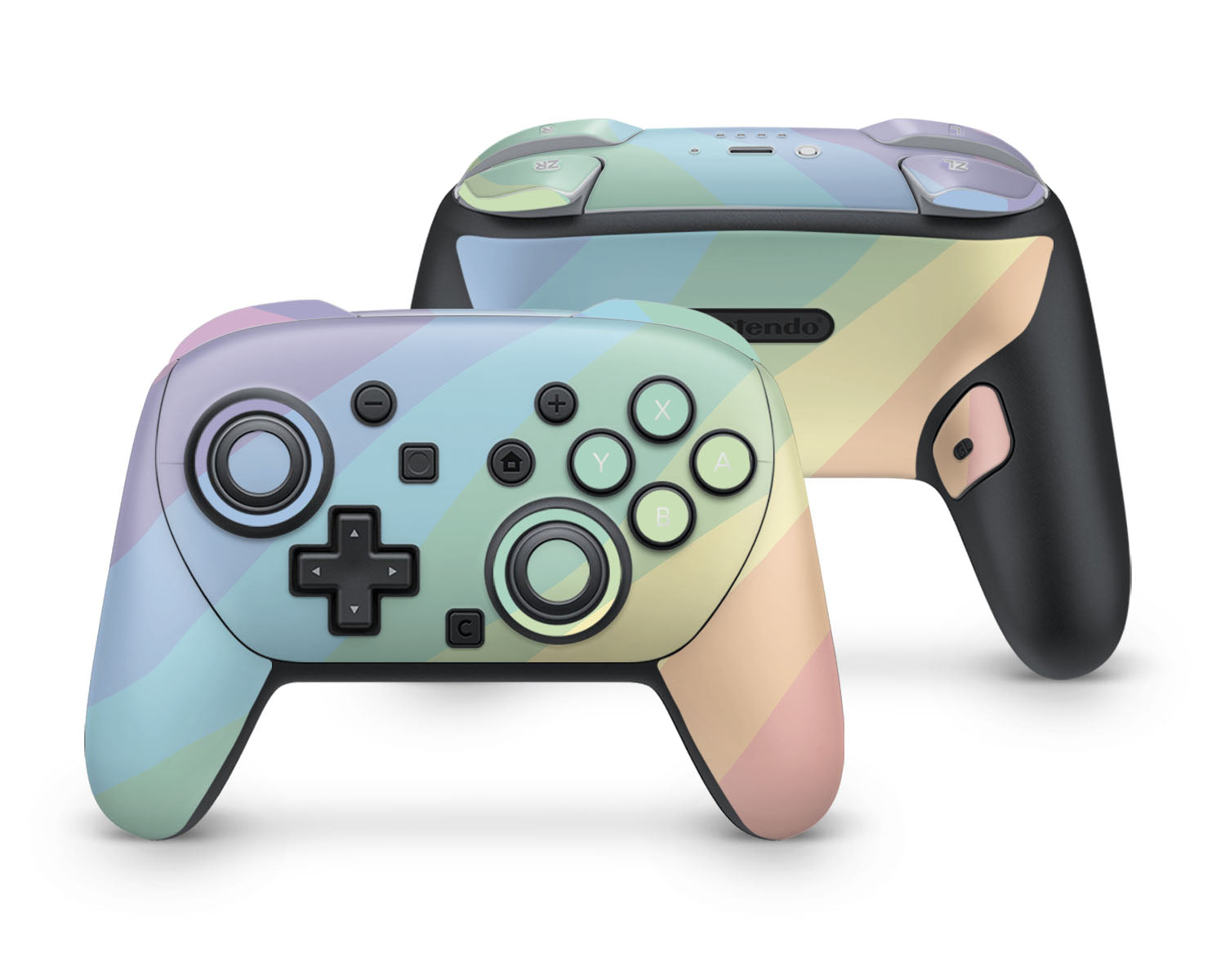 LGBT Rainbow Nintendo Switch 2 Pro Controller Skin – Lux Skins Official