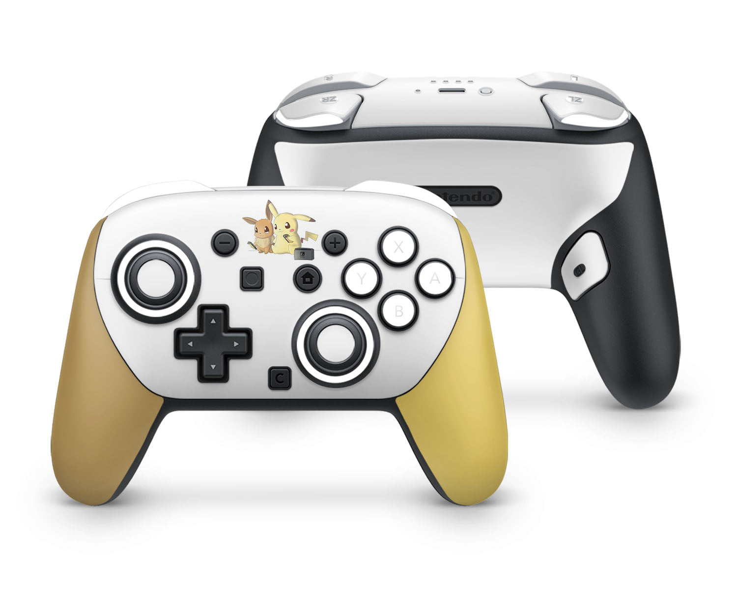 Pokemon Pikachu & Eevee Gaming Nintendo Switch 2 Pro Controller Skin ...