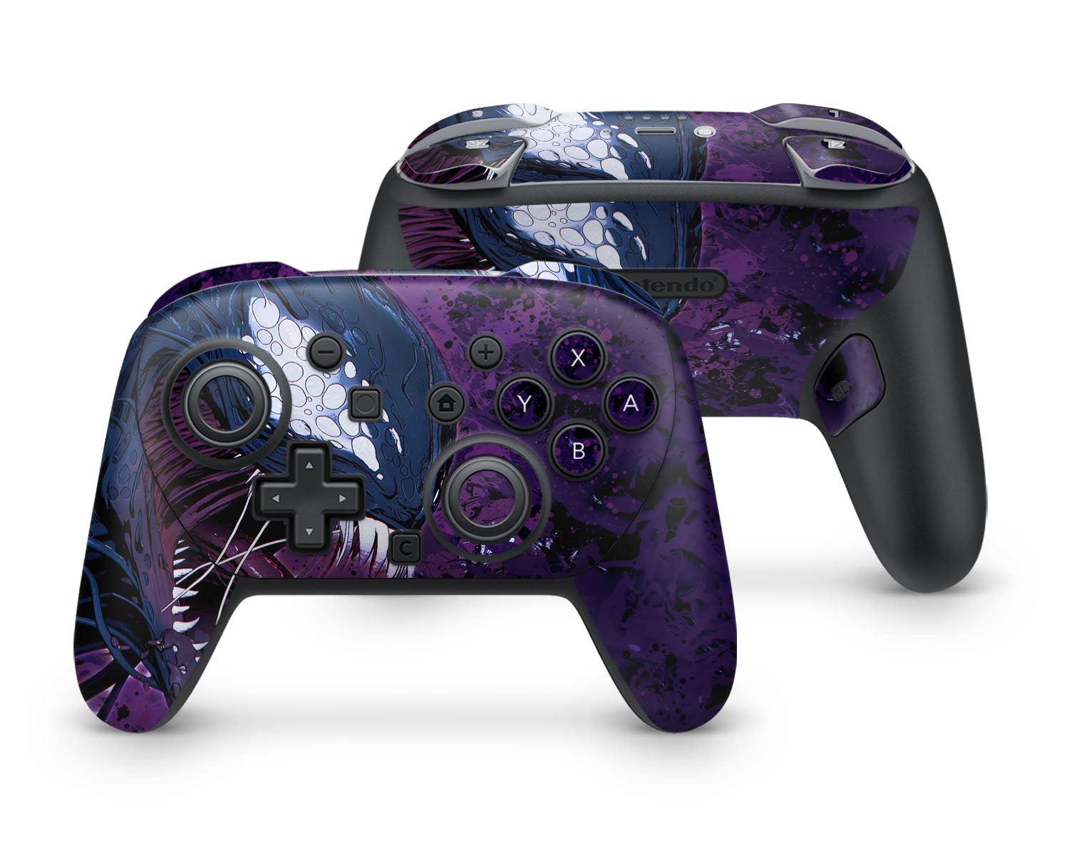 Purple Venom Nintendo Switch 2 Pro Controller Skin – Lux Skins Official