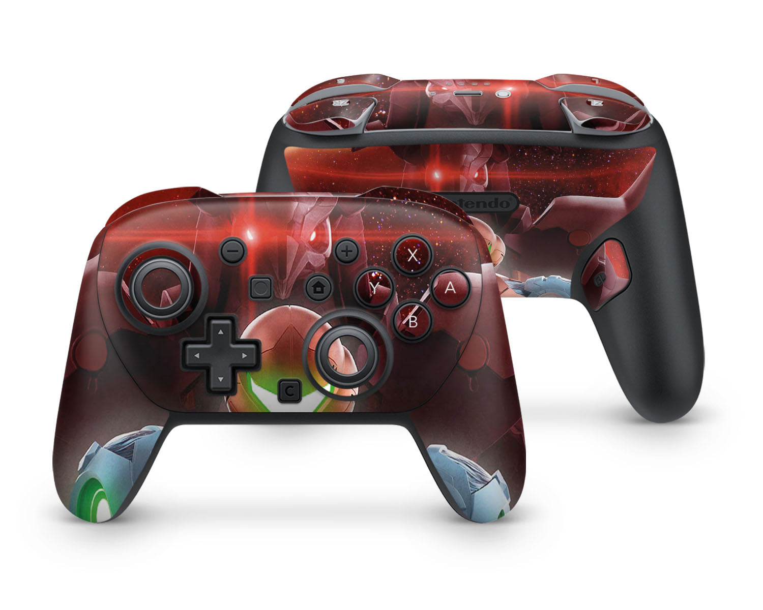 Dark Metroid Dread Nintendo Switch 2 Pro Controller Skin – Lux Skins ...