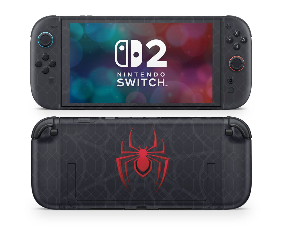 Spiderman Miles Morales Nintendo Switch 2 Skin – Lux Skins Official