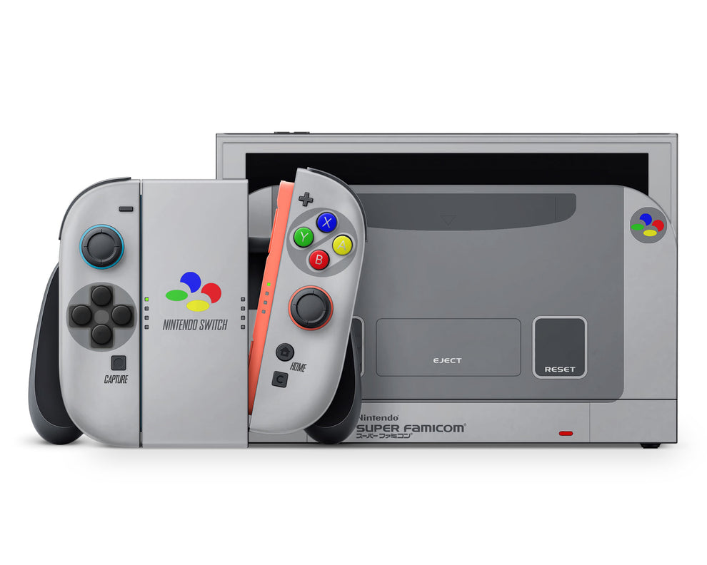Retro Super Famicon Nintendo Switch 2 Skin – Lux Skins Official