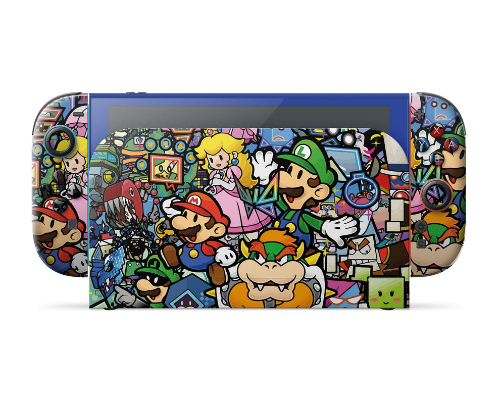Paper Mario Nintendo Switch 2 Skin – Lux Skins Official