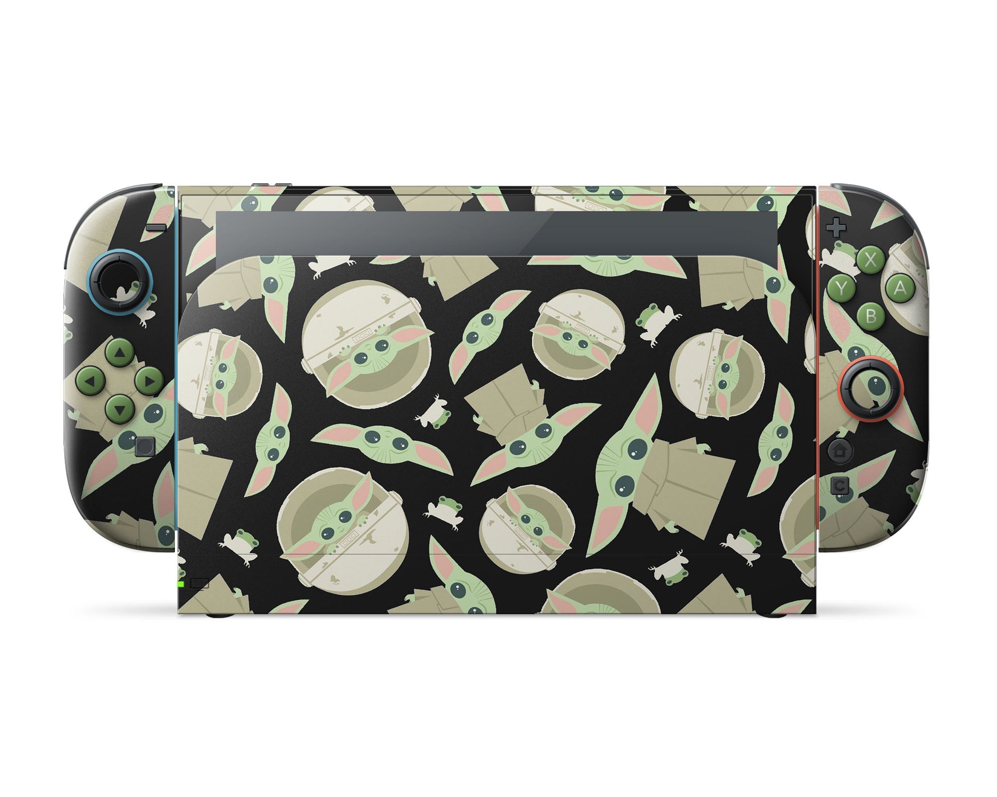 Dark Baby Yoda Pattern Nintendo Switch 2 Skin – Lux Skins Official