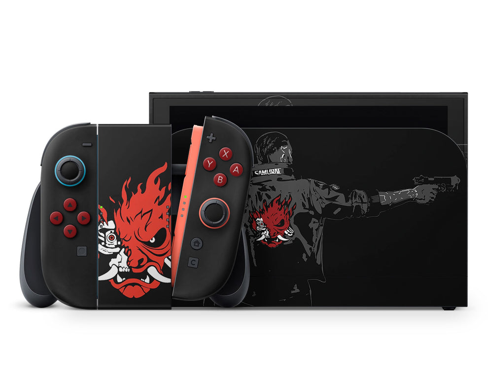 Cyberpunk 2077 Samurai Jacket Nintendo Switch 2 Skin – Lux Skins Official