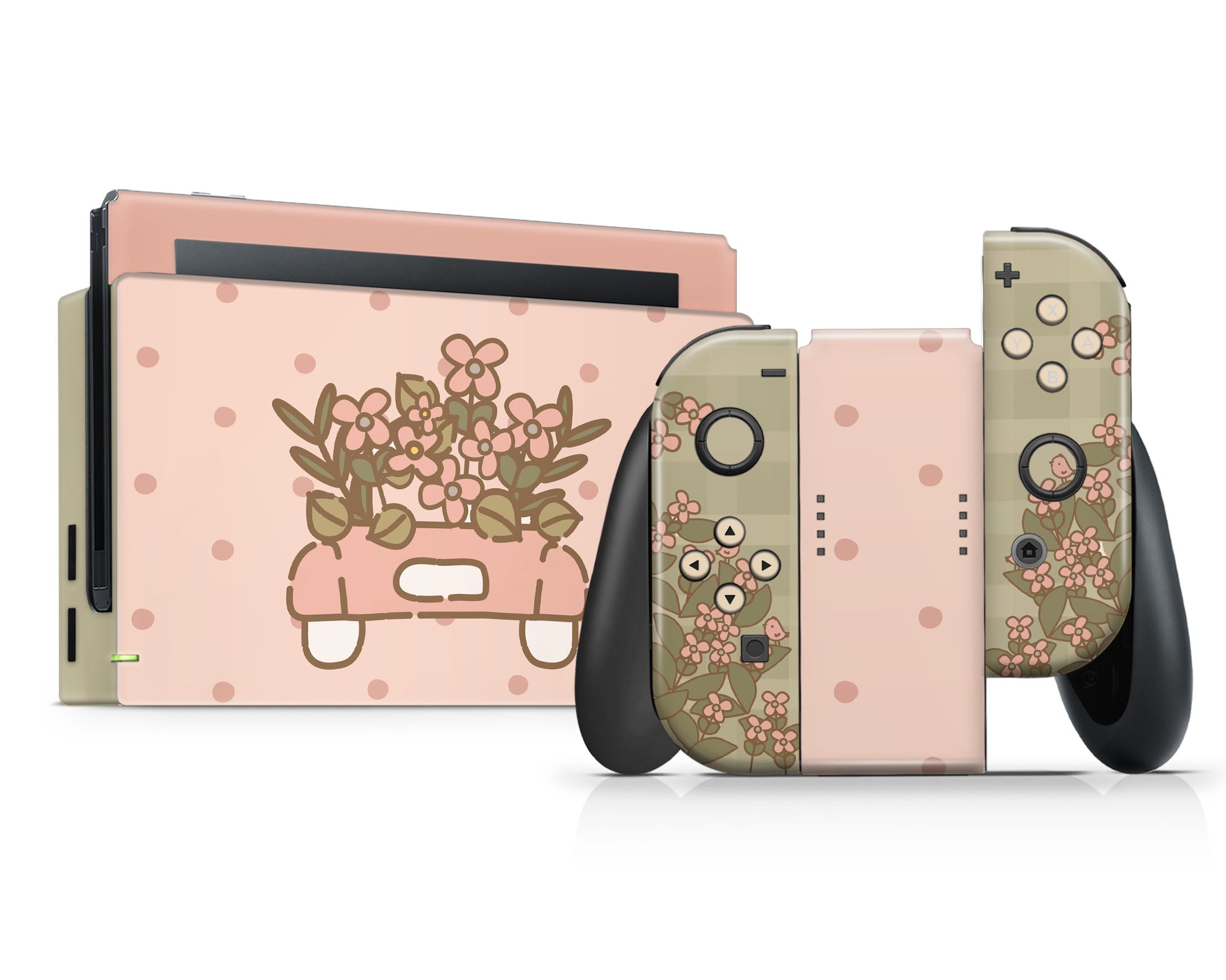 Cottage Core Car Nintendo Switch Skin – Lux Skins Official