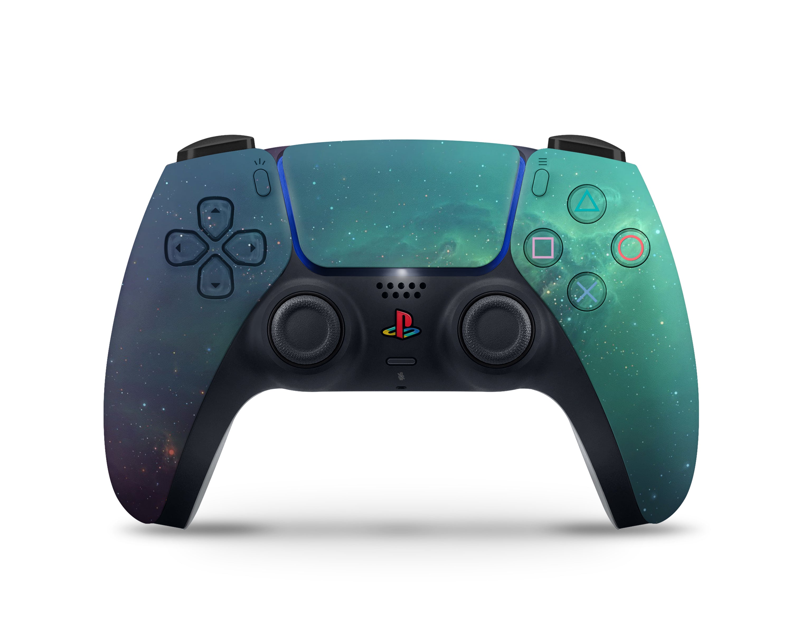 Green Stardust Galaxy PS5 Controller Skin – Lux Skins Official