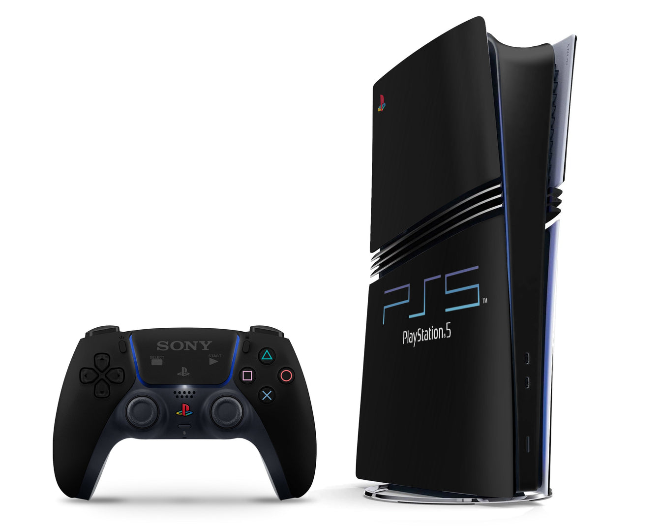 Reimagined PS2 Retro PS5 Pro Skin – Lux Skins Official