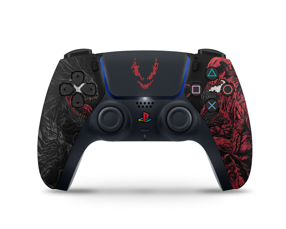 Black Venom vs Carnage PS5 Pro Skin – Lux Skins Official