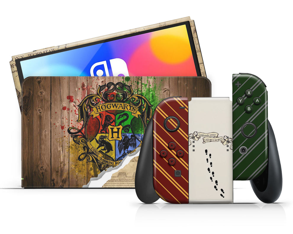Harry Potter Marauders Map Nintendo Switch OLED Skin – Lux Skins Official