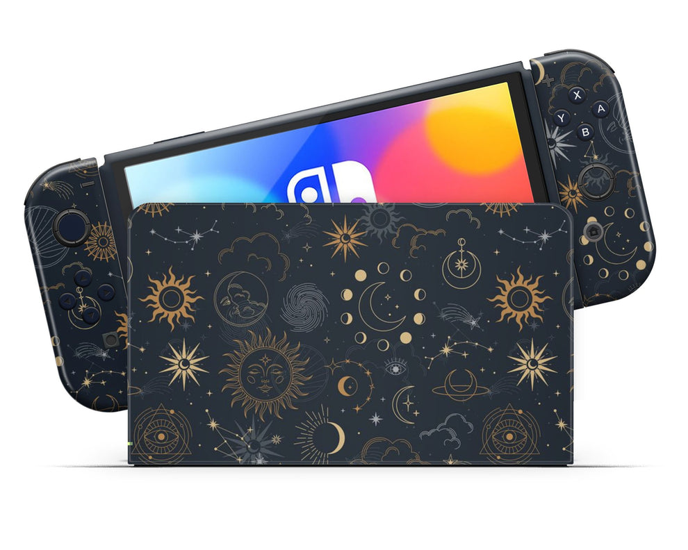 Constellation Stargazing Night Nintendo Switch OLED Skin – Lux Skins ...