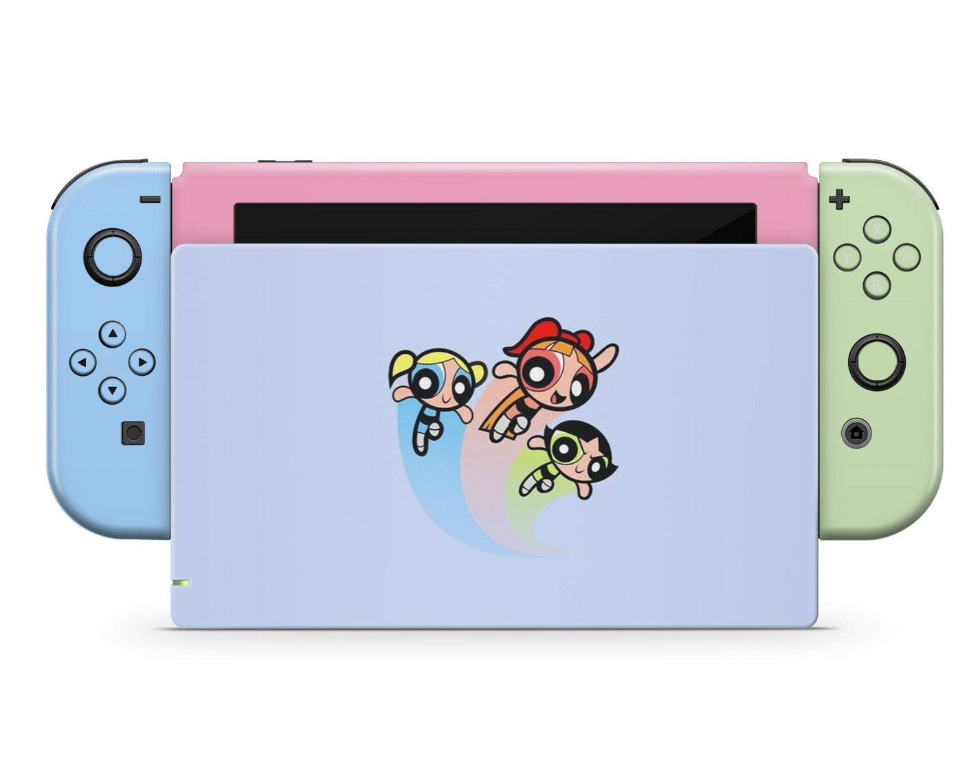 Powerpuff girls pastel blue Nintendo Switch Skin – Lux Skins Official
