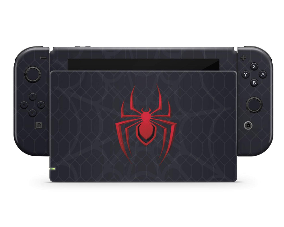Spiderman Miles Morales Nintendo Switch Skin – Lux Skins Official