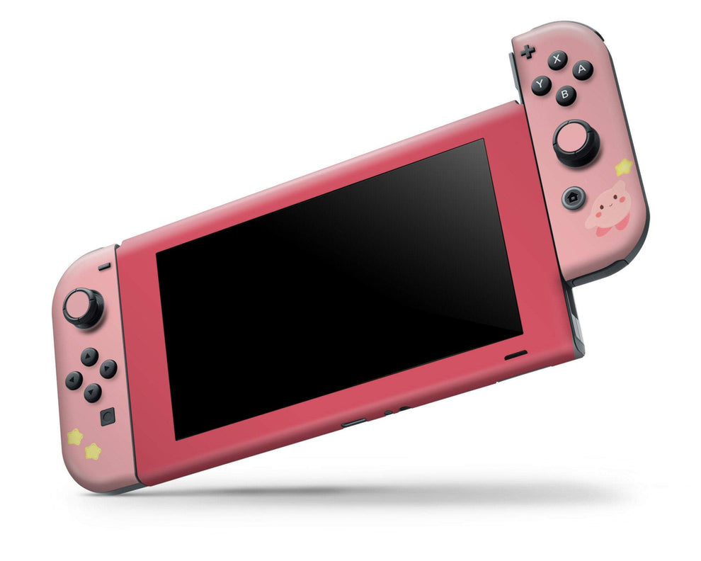 Kirby Pastel Pink Highlights Nintendo Switch Skin – Lux Skins Official